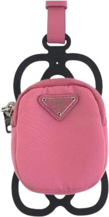 Prada Porte-monnaie en nylon Tessuto Pre-owned - Femme - Pre-owned - Rose - Taille: ONE Size