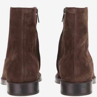 Tod's Mens Ankle Boots Brown Suede
