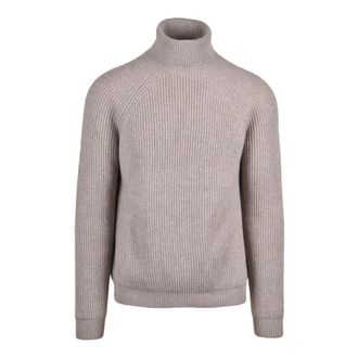 Alpha Studio Rollkragenpullover - - Knitwear - Herren - Beige - 2XL