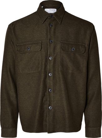 Selected SELETED HOMME Slhmason-Twill Overshirt Ls Noos