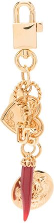 Dolce & Gabbana Schlüsselanhänger mit Logo - Gold