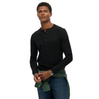 Superdry Classic Essential Grandad T-shirt &agrave; manches longues XL