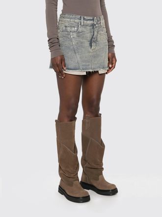 Rick Owens Jupe Femme couleur Bleu
