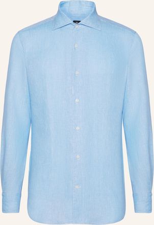 Boggi Milano Boggi Milano Leinenhemd Regular Fit blau