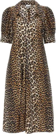 Ganni Knielanges Kleid - Bunt