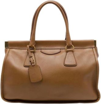 Prada Pre-owned Vintage Tote - - Pre-owned - Damen - Braun - ONE SIZE