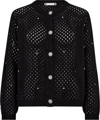 Co'Couture Damen, Strickwaren, Schwarzk, MGr&ouml;&szlig;e