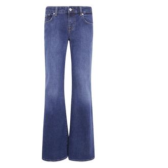 7 For All Mankind Low Flare Low Waist Flared Denim - - Jeans - Damen - Blau - W26