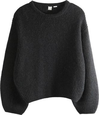 Toteme pull c&ocirc;tel&eacute; - Noir