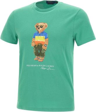 Polo Ralph Lauren Homme, Tops, Vert, Taille: S Mclassics Cotton T-Shirt