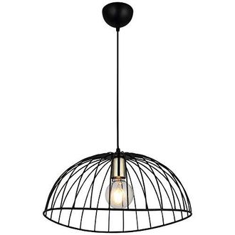 Homemania Pendelleuchte, Metall, Gold, Schwarz