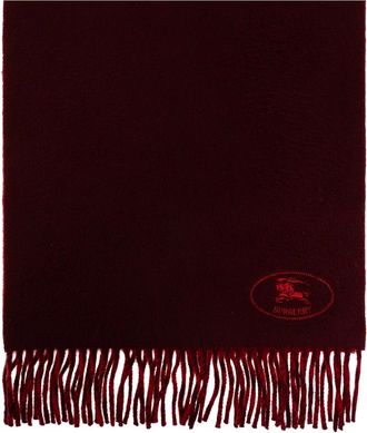 Burberry &Eacute;charpe en cachemire avec logo - unisex - Accessoires - Rouge - Taille: ONE Size
