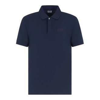 Emporio Armani Emporio Armani Ea7, Homme, Tops, Bleu, Taille: XL Polo &agrave; Manches Courtes