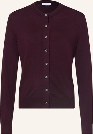 Darling Harbour Darling Harbour Strickjacke Aus Merinowolle lila