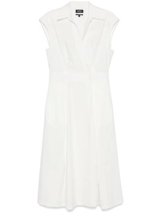 A.P.C. robe Athena - Blanc