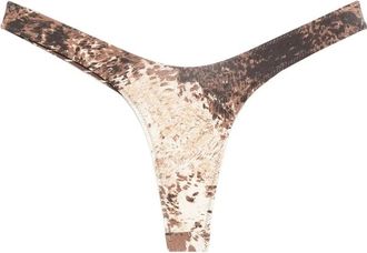 Frankies Bikinis Femme, Sous-v&ecirc;tements, Multicolore, Taille: 40 FR Full Moon Reversible Bikini Bottom