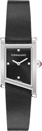 Ferragamo Uhr - Quarz-Analoguhr Yt-Ferragamo Asymetrique - Gr. unisize - in Schwarz - f&uuml;r Damen