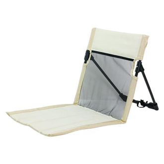 Generic Klappst&uuml;hle f&uuml;r den Au&szlig;enbereich, Rasensitz mit R&uuml;ckenlehne, Bodensitz mit atmungsaktiver R&uuml;ckenlehne, atmungsaktiver Hocker f&uuml;r V