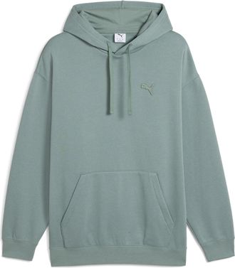 Puma Erwachsene Essentials Elevated Hoodie L, Green Moon