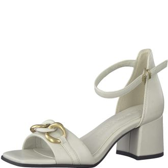 Marco Tozzi Damen Sandale mit Absatz, Blockabsatz, weiches FEEL ME Fußbett, ideal für Business und Freizeit