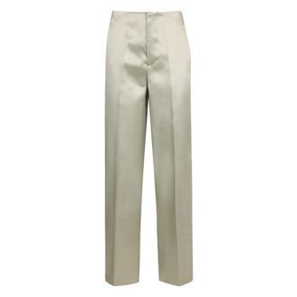 Philosophy di Lorenzo Serafini Satinhose mit Seitentaschen - - Trousers - Damen - Gr&uuml;n - S