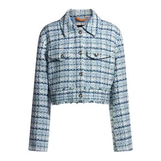 HUGO BOSS C Jafresi Tweedjacke - - Jackets - Damen - Blau - 2XL