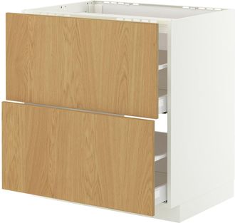 IKEA METOD / MAXIMERA Unterschr.f. Kochf./2 Fronten/2Sch