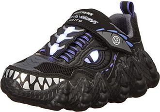 Skechers 400112L BKCC Basket, Black & Charcoal Synthetic/Textile/Charcoal, 43 EU