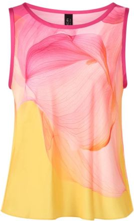 Marc Cain Bluse mit Calla-Lilien-Print - - Tops - Damen - Mehrfarbig - XS