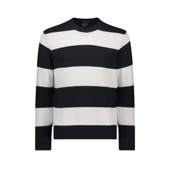 Paul & Shark Homme, Pulls, Noir, Taille: XL Pull Tricot Col Rond