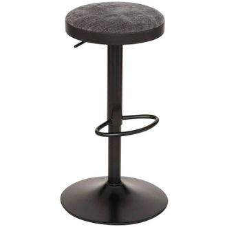 Atmosphera Barhocker Ilsa dunkelgrau 41,5x41,5cm Atmosphera cr&eacute;ateur dint&eacute;rieur