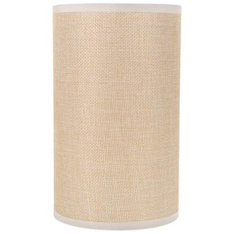 NUOBESTY Abat-Jour En Lin Beige E27 Pour Lampe De Table, Lustre, Lampe Murale, Cr&eacute;E Une Ambiance Chaleureuse Et Naturelle, Anti-Poussi&egrave;Re, 20x12x12 Cm