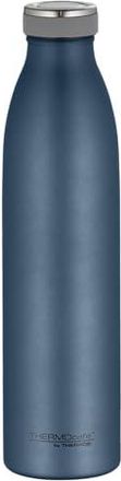 Thermocafé by Thermos TC BOTTLE night blue mat 0,75l, Isolierflasche aus Edelstahl, kohlensäurefest, 12h heiß 24h kalt, Auslaufsicher, für Schule, Unterwegs & Büro