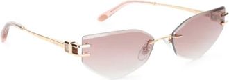 Chopard Femme, Accessoires, Rose, Taille: ONE Size Lunettes de soleil sans monture