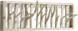 Kavehome [NEUWERTIG] B-Ware Kave Home Muntfre Wandgarderobe Wandhakenleiste Garderobe Wandhaken Holz 60cm