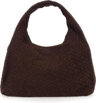 JW PEI JW Pei, Femme, Sacs, Brun, Taille: ONE Size Iaura Sac bandouli&egrave;re tiss&eacute; en similicuir su&eacute;d&eacute;