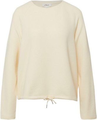 s.Oliver Sweatshirt Sweatshirt Sweatshirt im Relaxed Fit mit R&uuml;ckenprint