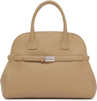 Orciani Femme, Sacs, Beige, Taille: ONE Size Aura Soft Midi Handbag