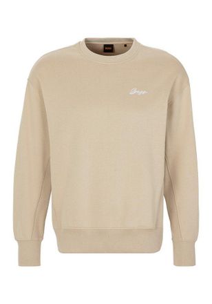 HUGO BOSS Sweatshirt Eteia Premium Damenmode mit Rippdetails, Logo