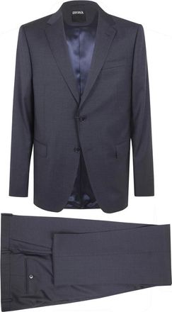 Ermenegildo Zegna Homme, Costumes, Noir, Taille: 2XL Single Breasted Suits