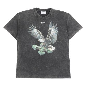 Off-white Femme, Tops, Gris, Taille: 42 FR Eagle Arrow 90S Skate S/S T-Shirt