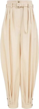 Zimmermann pantalon ceinturé et plissé - Tons neutres