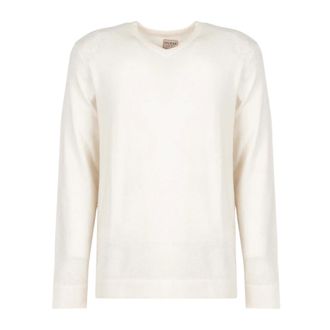 Guess Pull &agrave; col en V - Homme - Pulls - Blanc - Taille: XL