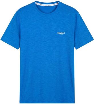Baldinini Trend Crew Neck T-Shirt - - Tops - Herren - Blau - 3XL