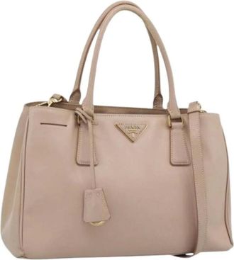 Prada Sac &agrave; main vintage Pre-owned - Femme - Pre-owned - Beige - Taille: ONE Size