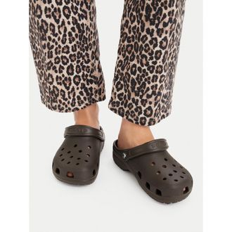 Crocs Pantoletten Crocs Classic 10001 Dunkelbraun
