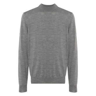 J.Lindeberg Homme, Pulls, Gris, Taille: L Pull col roulé en laine mérinos gris