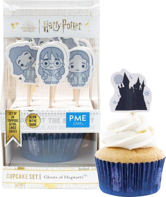 PME Harry Potter Bakf&ouml;rmchen & Tortenaufsatz Set, 24 st&uuml;ck, Geister von Hogwarts