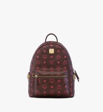 MCM Stark Rucksack in Visetos mit seitlichen Nieten