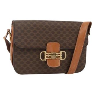 Celine Sac &agrave; bandouli&egrave;re Vintage Pre-owned - Femme - Pre-owned - Brun - Taille: ONE Size